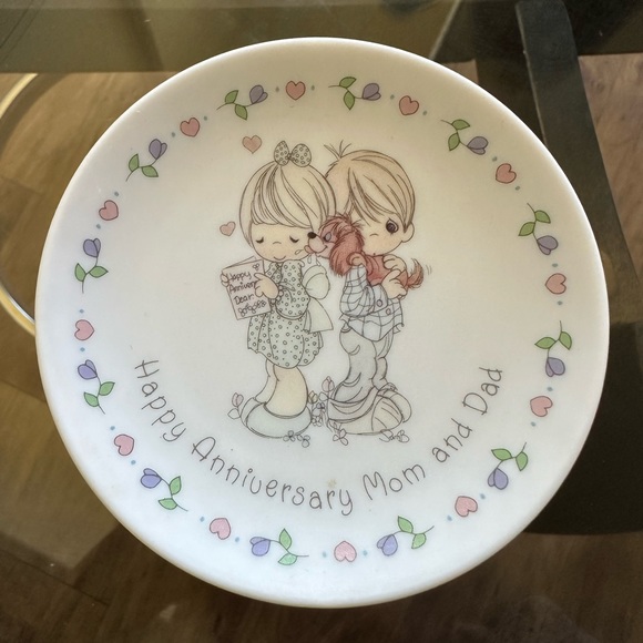 Precious Moments | Accents | Precious Moments Anniversary Plate | Poshmark